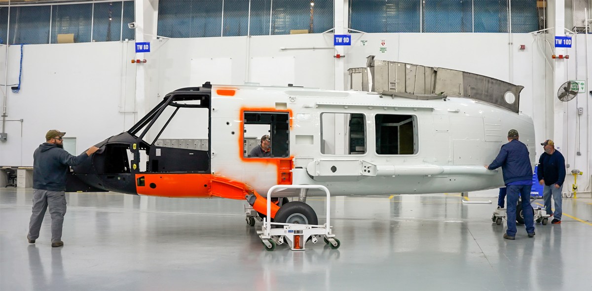 Sikorsky Delivers First Replacement MH-60T Airframe To U.S. Coast Guard ...